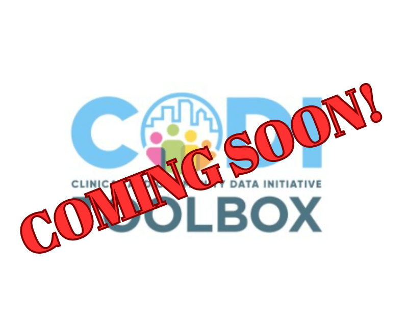 Clinical and Community Data Initiative (CODI) Toolbox - PHII